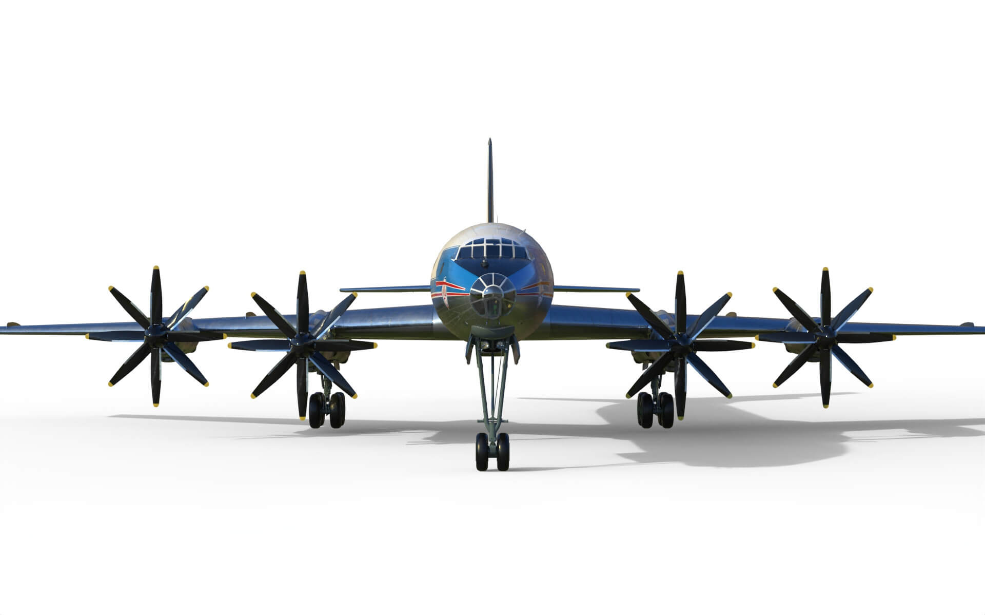 Tupolev Tu-114 3D Model by citizensnip