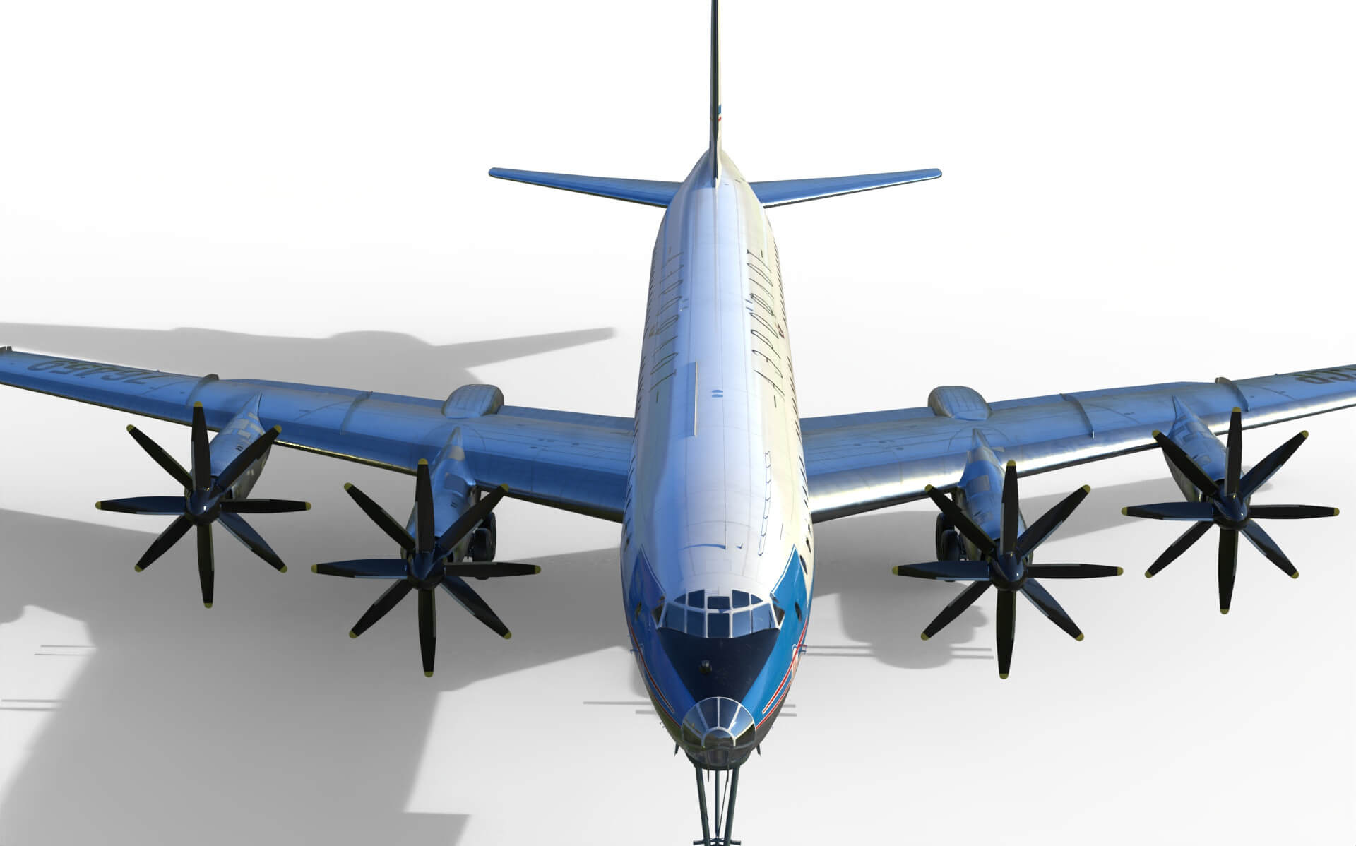 Tupolev Tu-114 3D Model by citizensnip