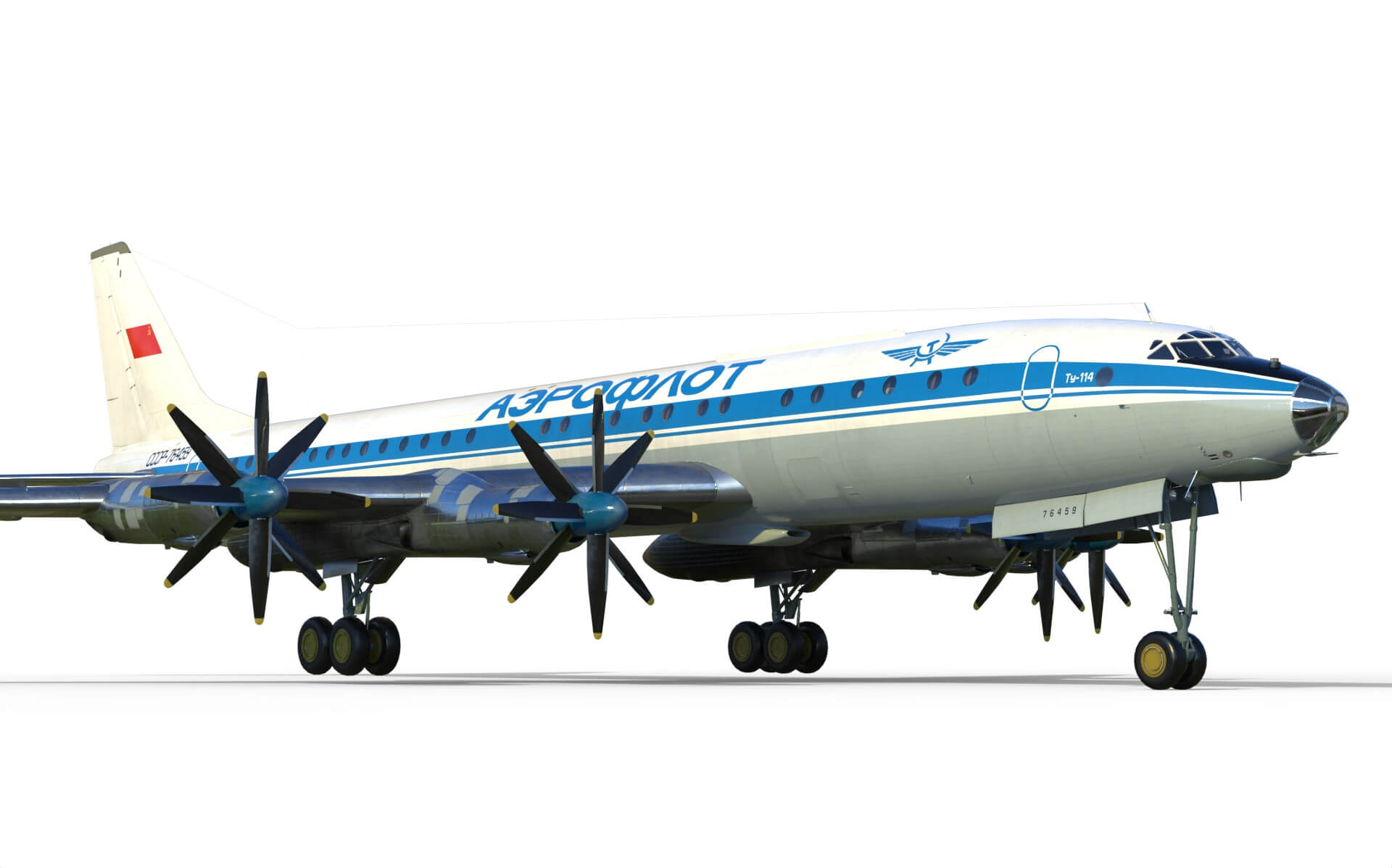 Tupolev Tu-114 3D Model by citizensnip