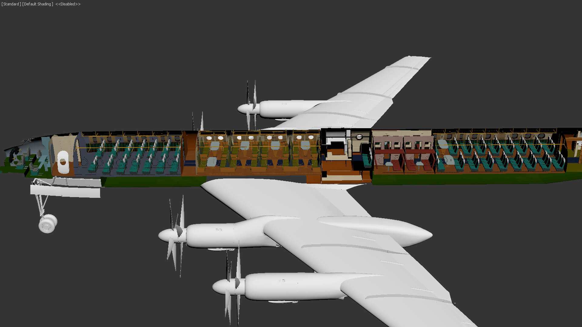 Tupolev Tu-114 3D Model by citizensnip