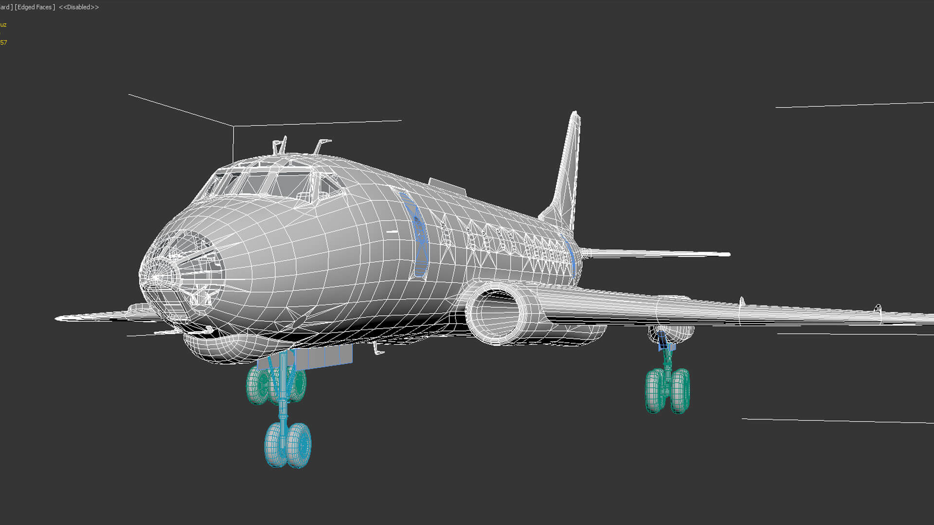 Tupolev TU-124 Airliner 3D Model by citizensnip