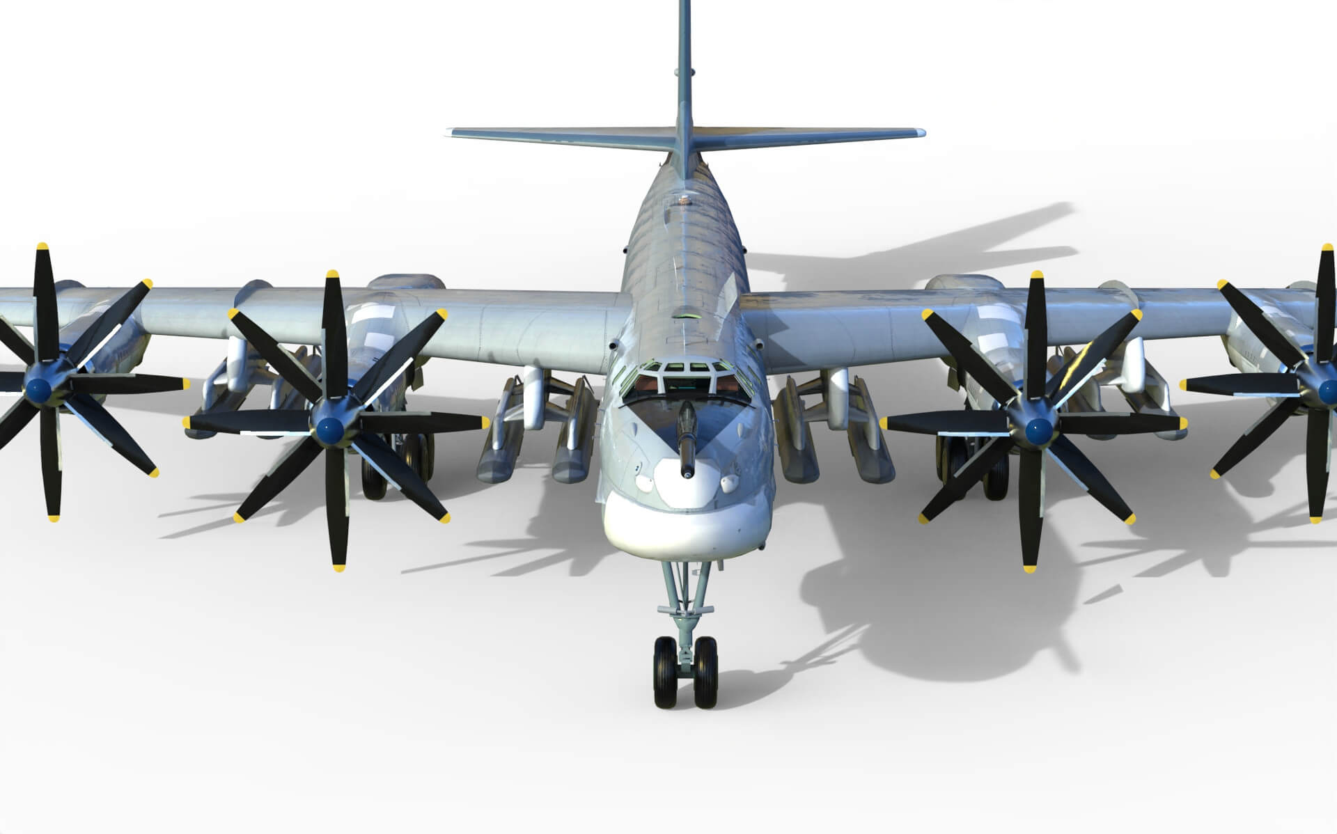 Tupolev TU-95 MS Bear 3D Model by citizensnip