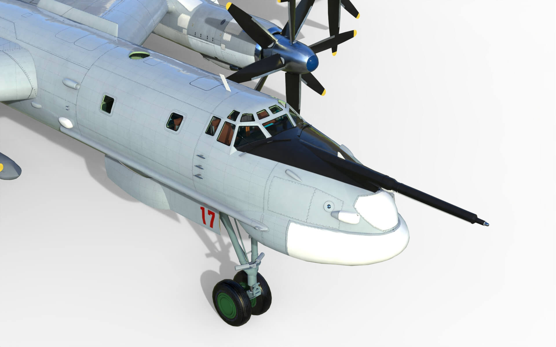 Tupolev TU-95 MS Bear 3D Model by citizensnip