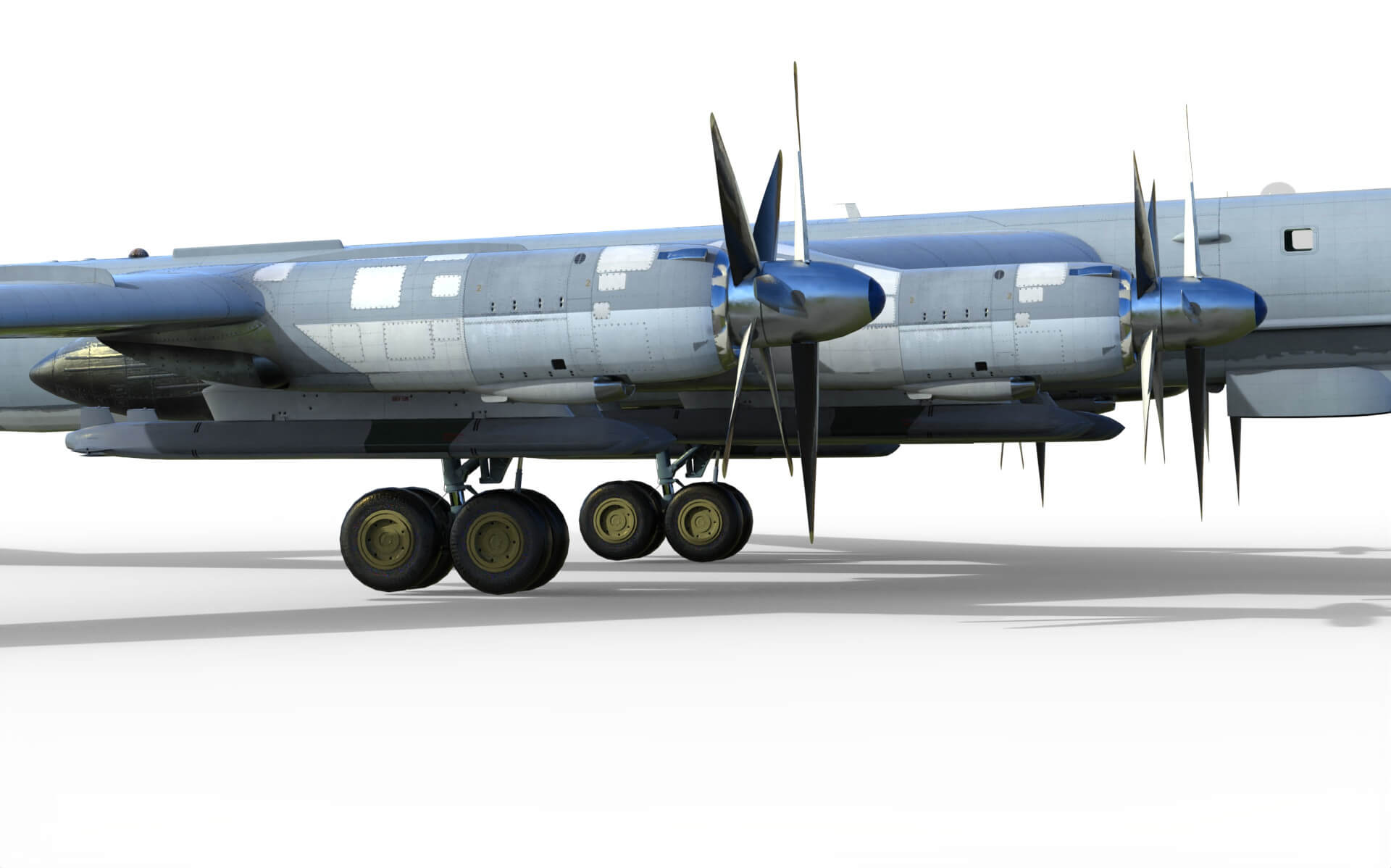 Tupolev TU-95 MS Bear 3D Model by citizensnip