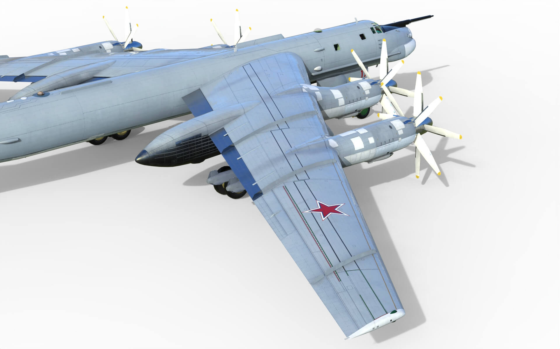 Tupolev TU-95 MS Bear 3D Model by citizensnip