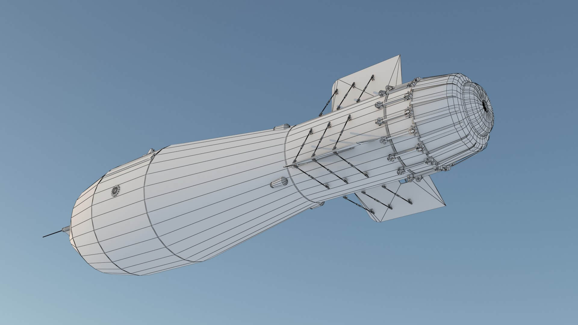 Tupolev TU-95 V Bear a Tsar Bomba 3D Model by citizensnip