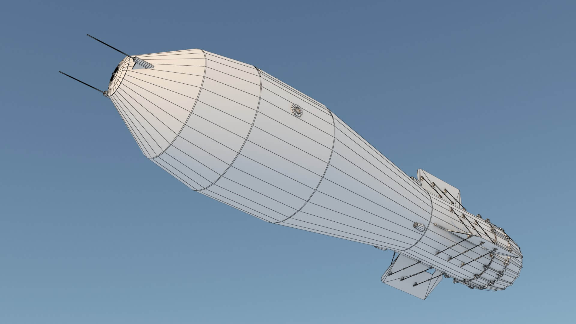 Tupolev TU-95 V Bear a Tsar Bomba 3D Model by citizensnip