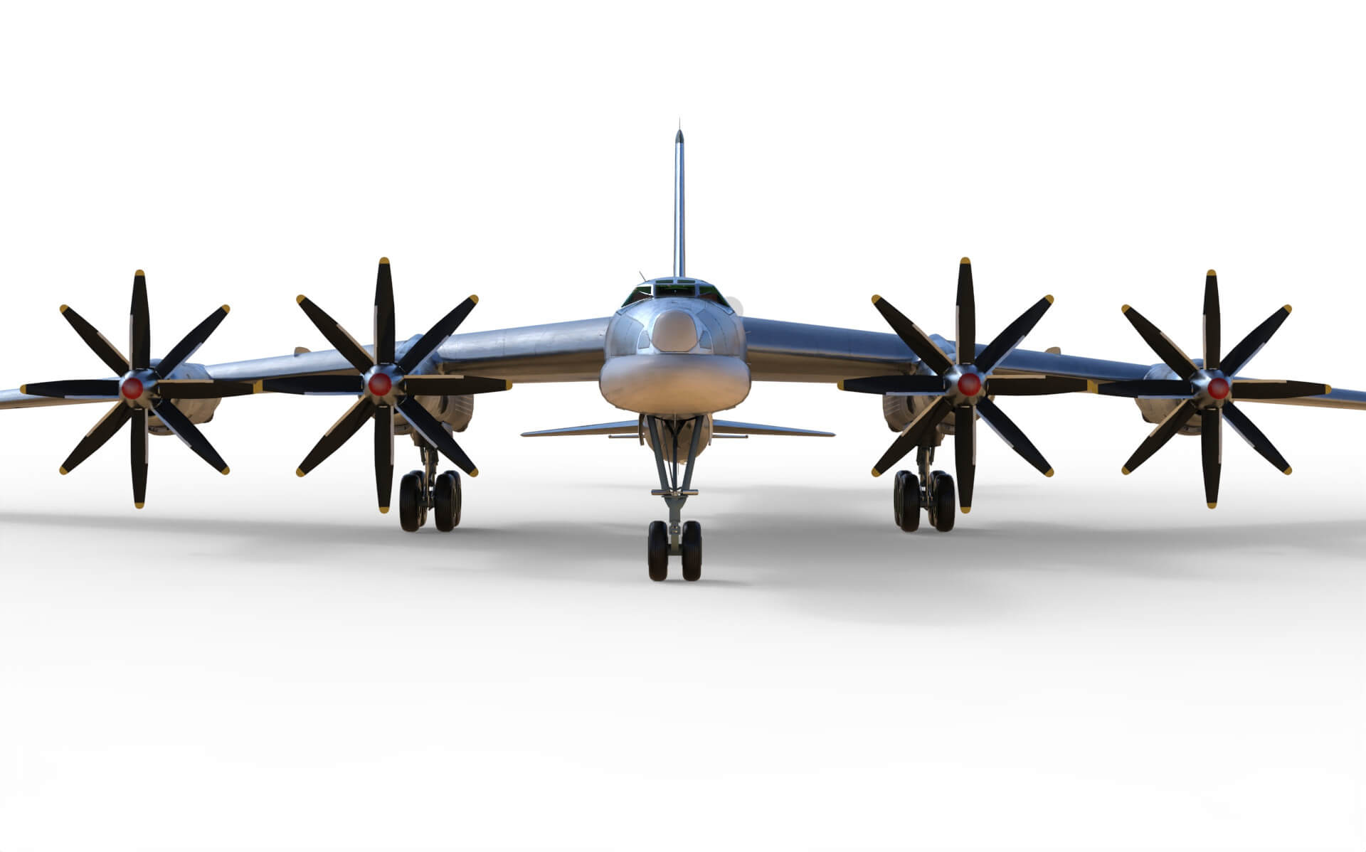 Tupolev Tu-95K Bear B Bomber 3D Model by citizensnip