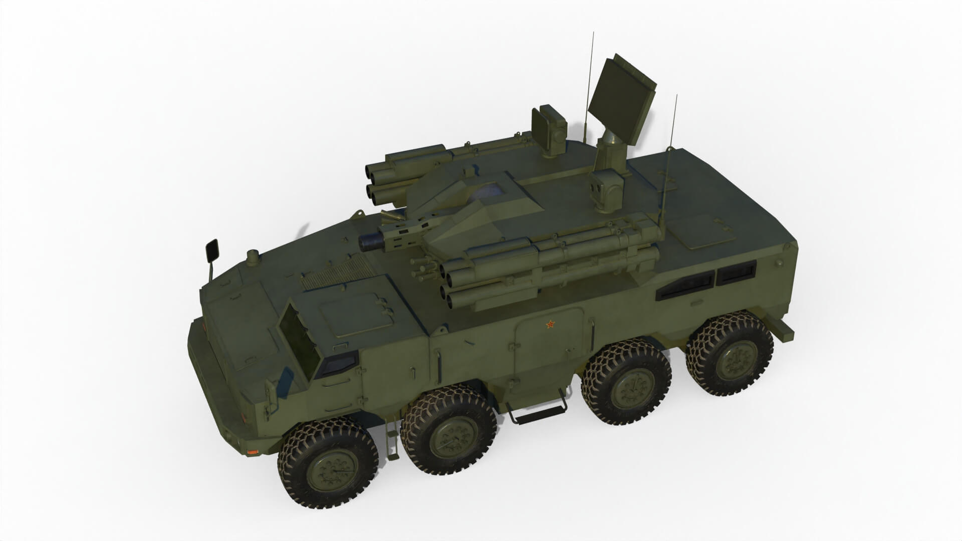 Type 625E AA Gun Missile System - 3D Model by citizensnip