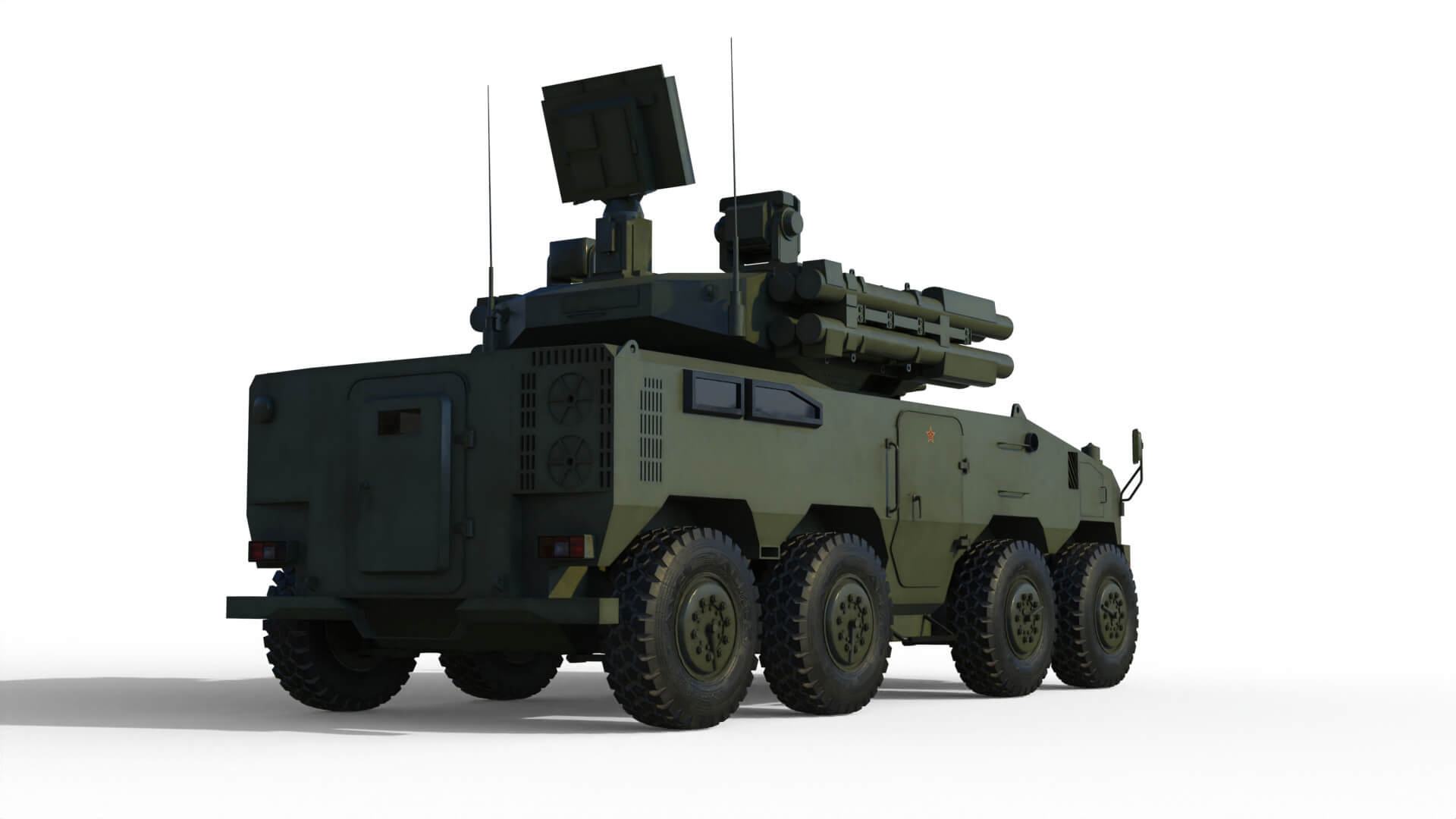 Type 625E AA Gun Missile System - 3D Model by citizensnip