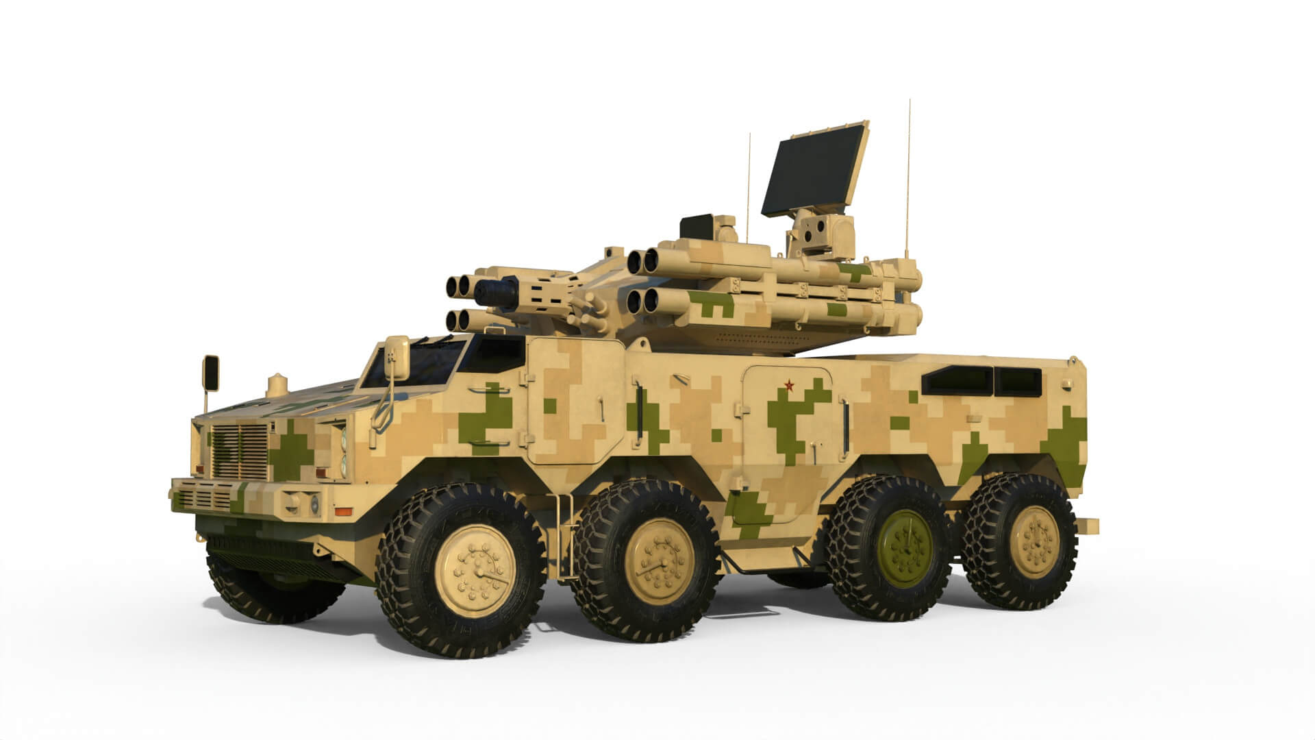 Type 625E AA Gun Missile System - 3D Model by citizensnip