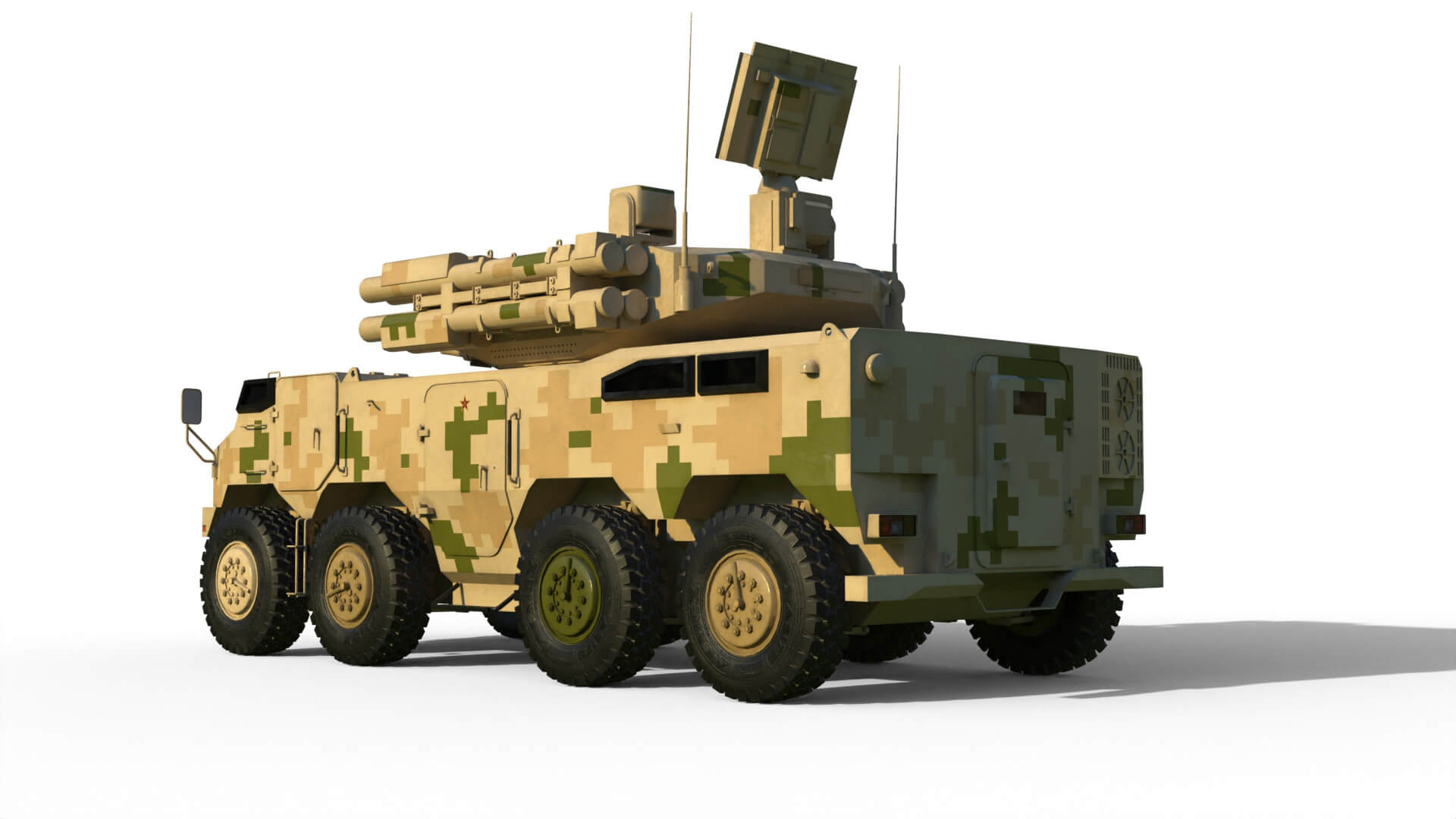 Type 625E AA Gun Missile System - 3D Model by citizensnip