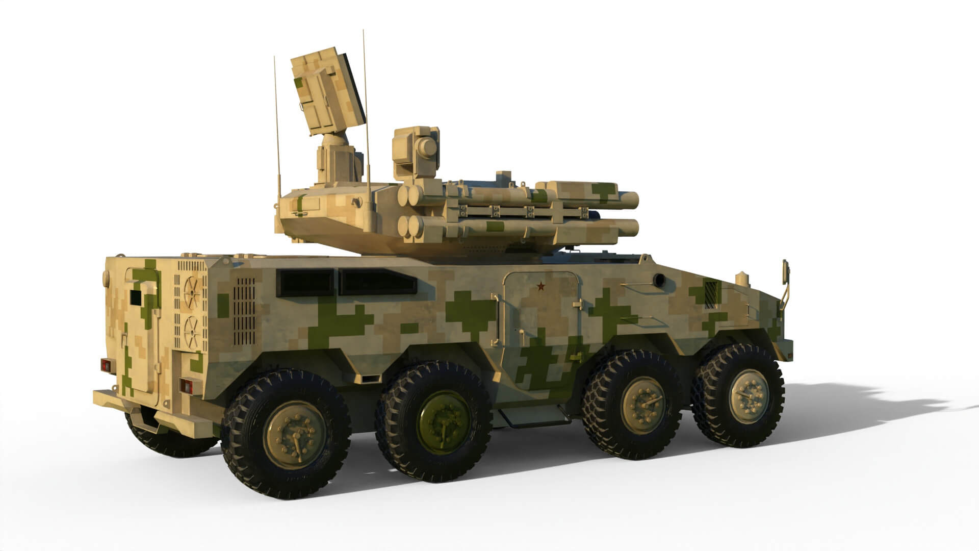 Type 625E AA Gun Missile System - 3D Model by citizensnip