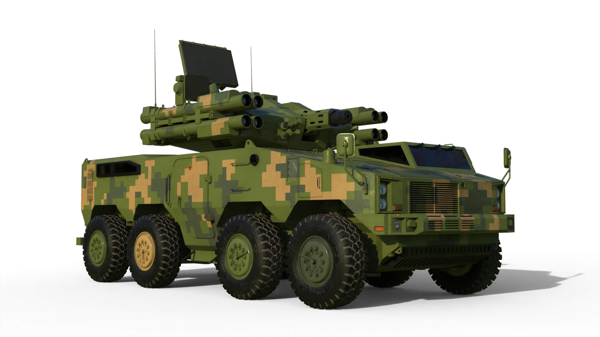 Type 625E AA Gun Missile System - 3D Model by citizensnip