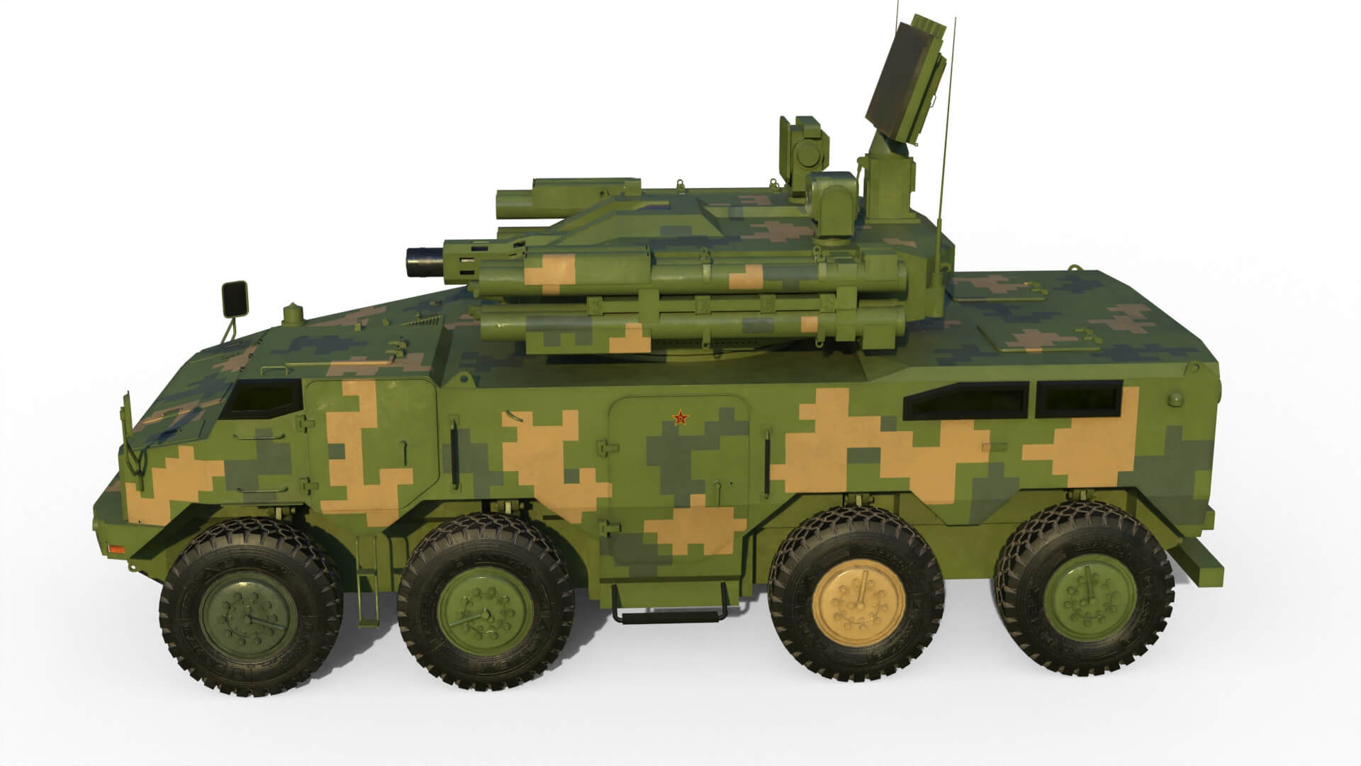 Type 625E AA Gun Missile System - 3D Model by citizensnip