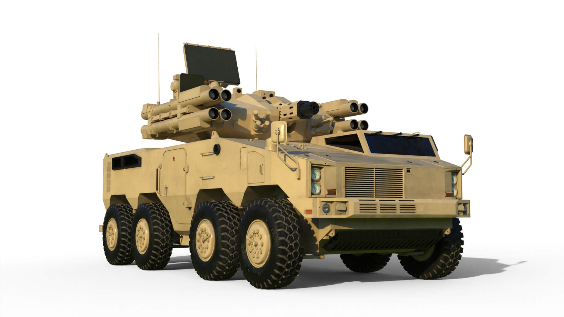 Type 625E AA Gun Missile System - 3D Model by citizensnip