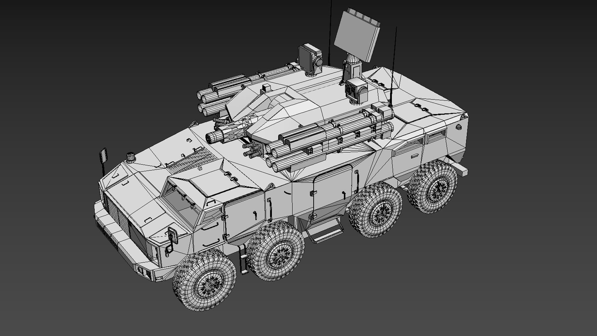 Type 625E AA Gun Missile System - 3D Model by citizensnip