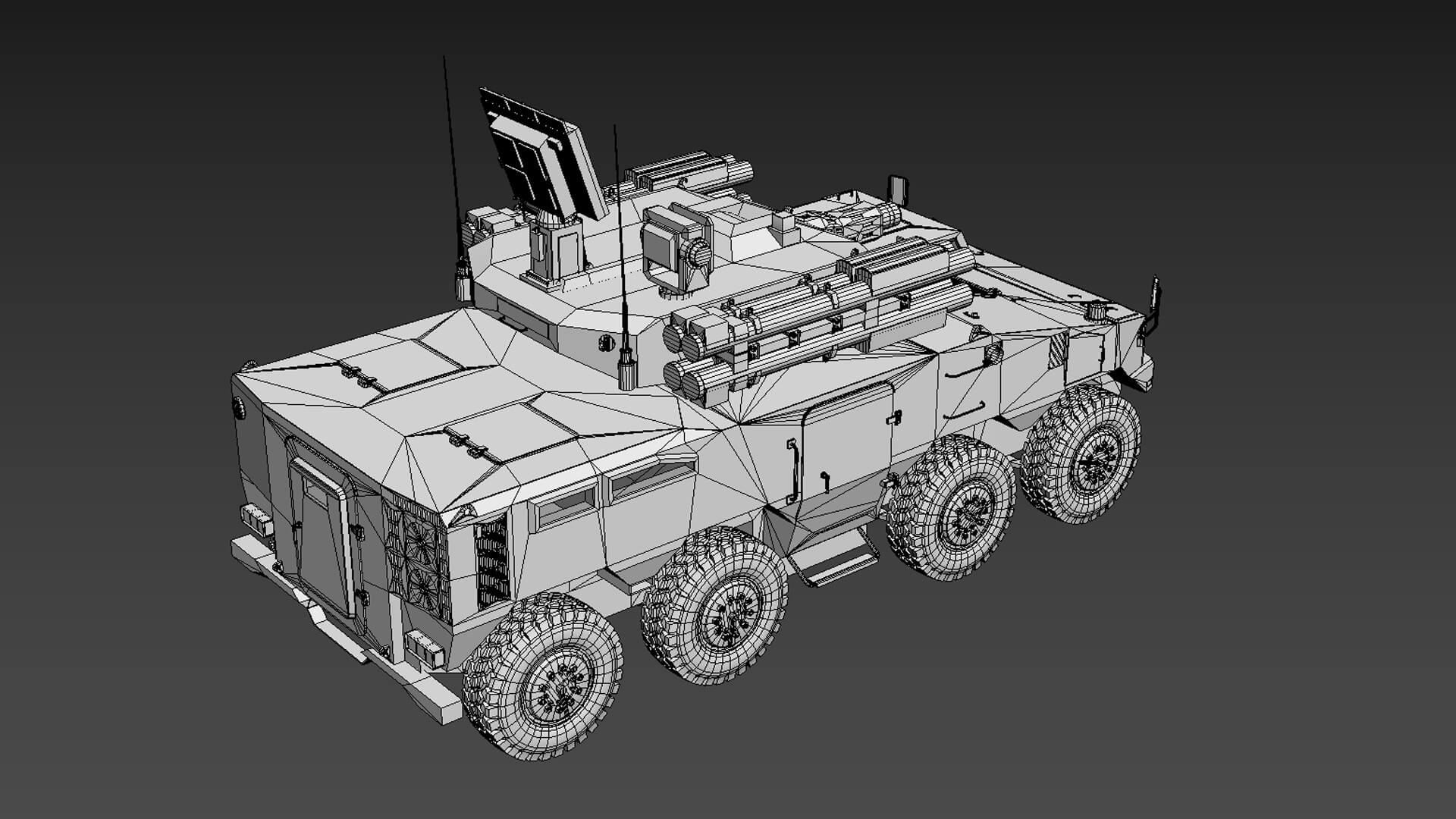 Type 625E AA Gun Missile System - 3D Model by citizensnip