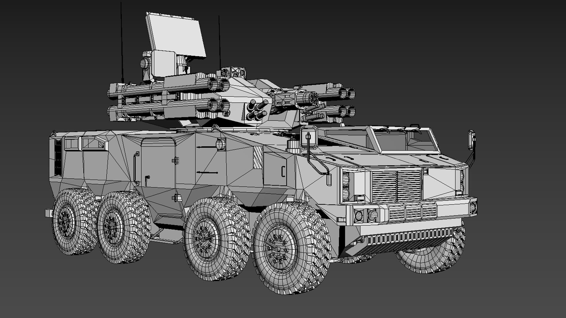 Type 625E AA Gun Missile System - 3D Model by citizensnip