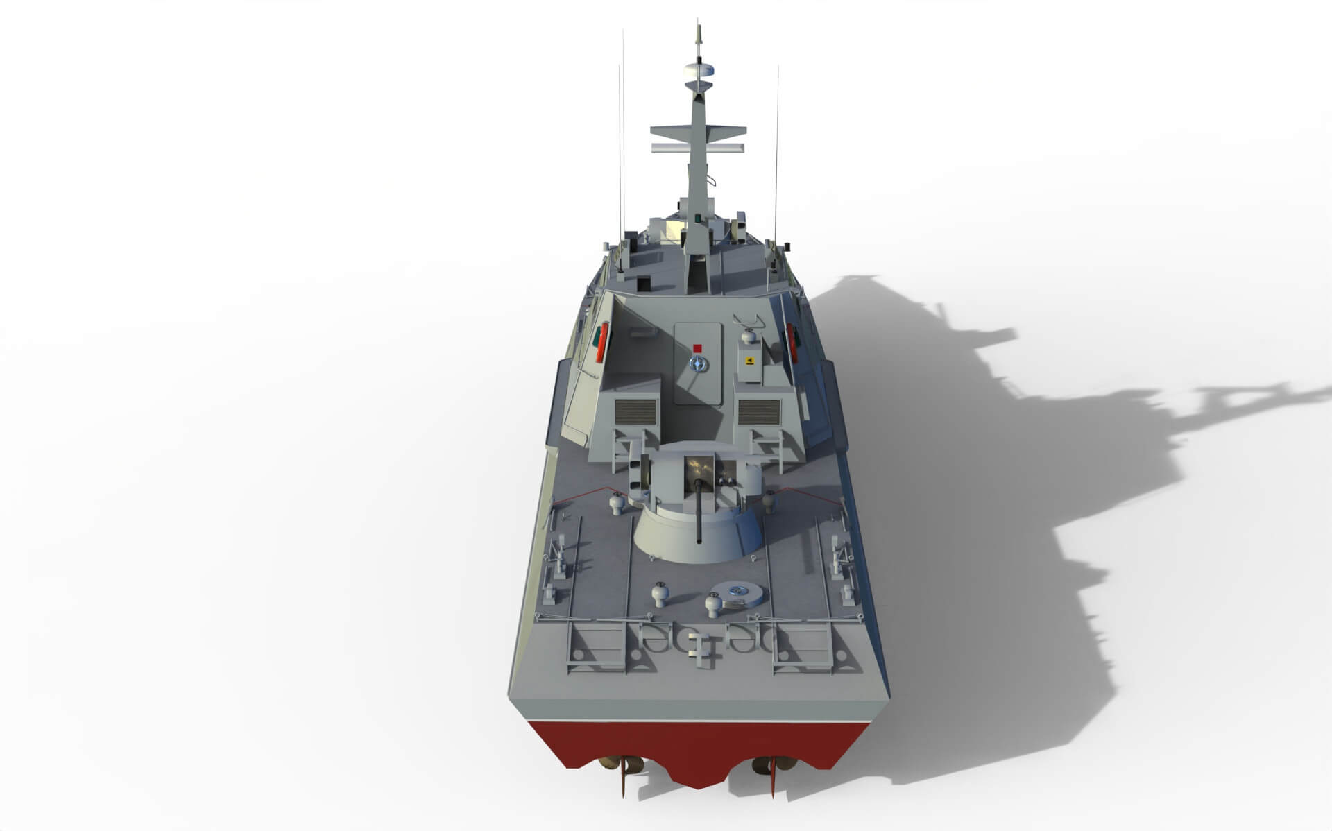 Ukrainian Gyurza-M Class Artillery Boat 58155 3D Model by citizensnip