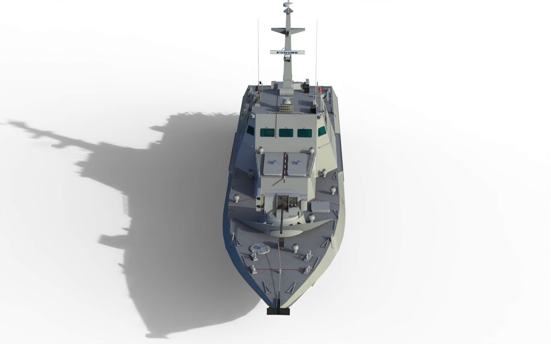 Ukrainian Gyurza-M Class Artillery Boat 58155 3D Model by citizensnip