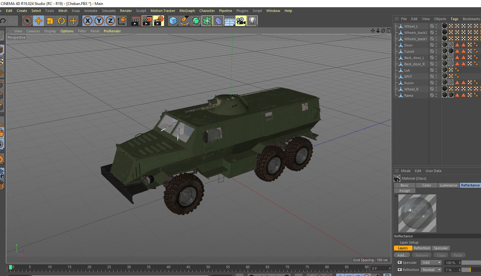 Ural Chekan MRAP Wagner PMC - 3D Model by citizensnip