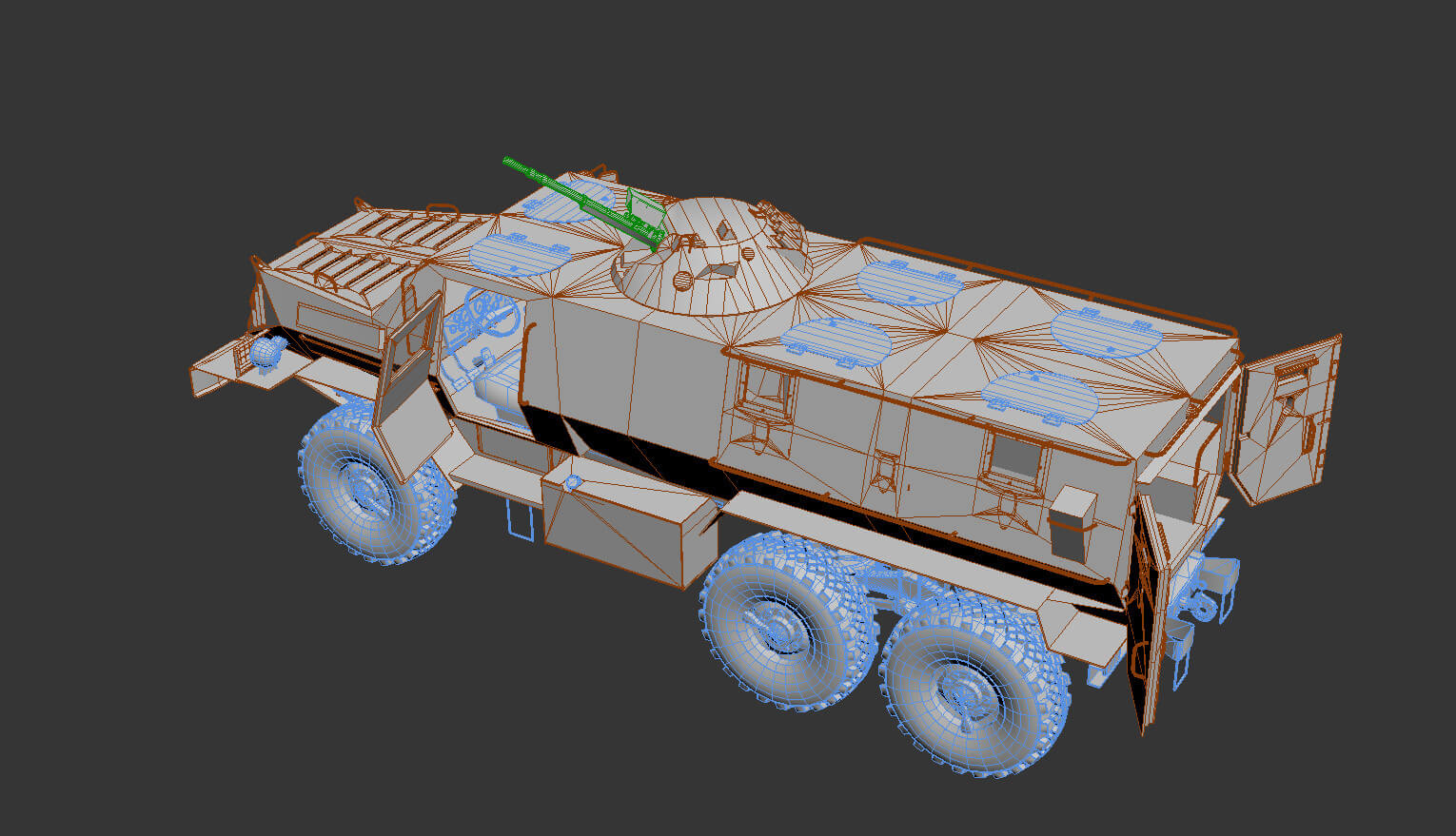 Ural Chekan MRAP Wagner PMC - 3D Model by citizensnip