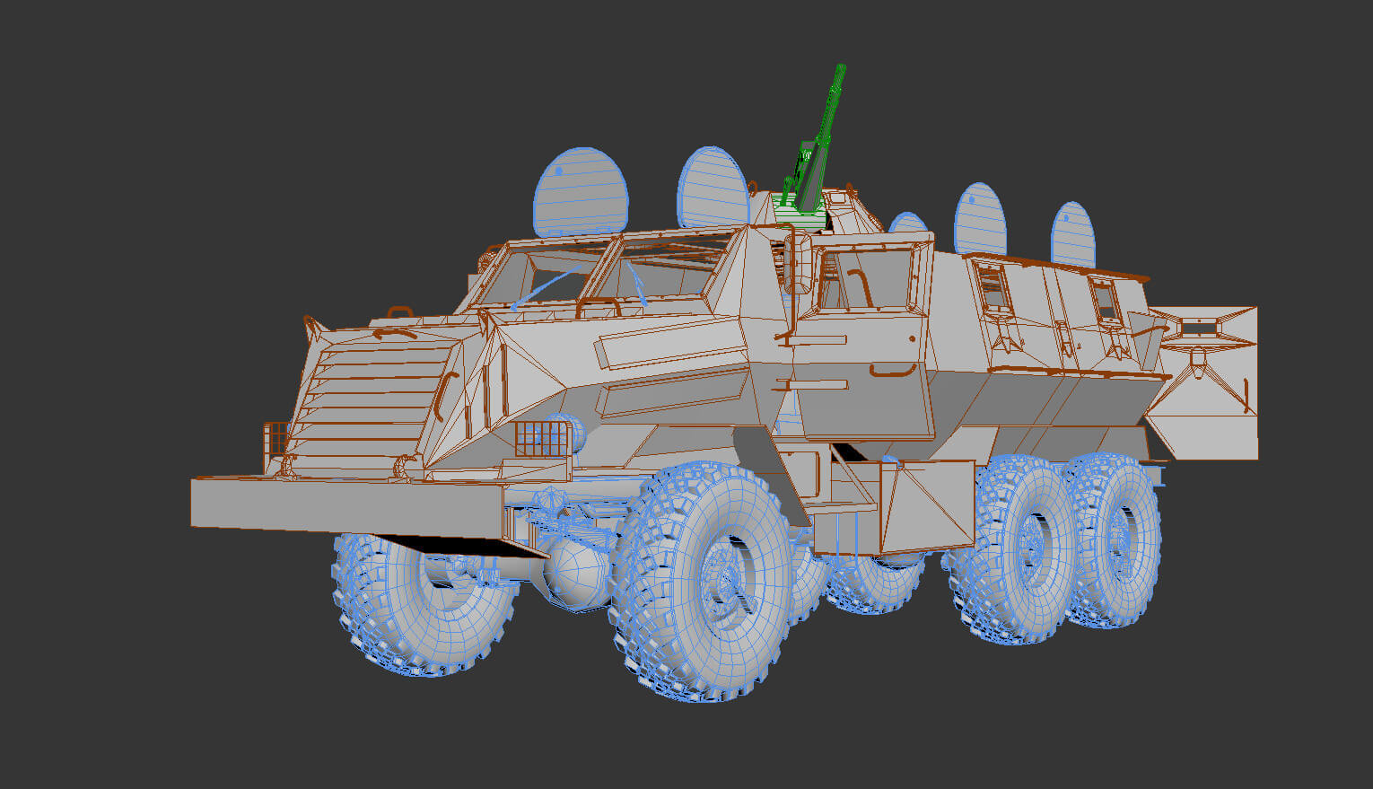 Ural Chekan MRAP Wagner PMC - 3D Model by citizensnip