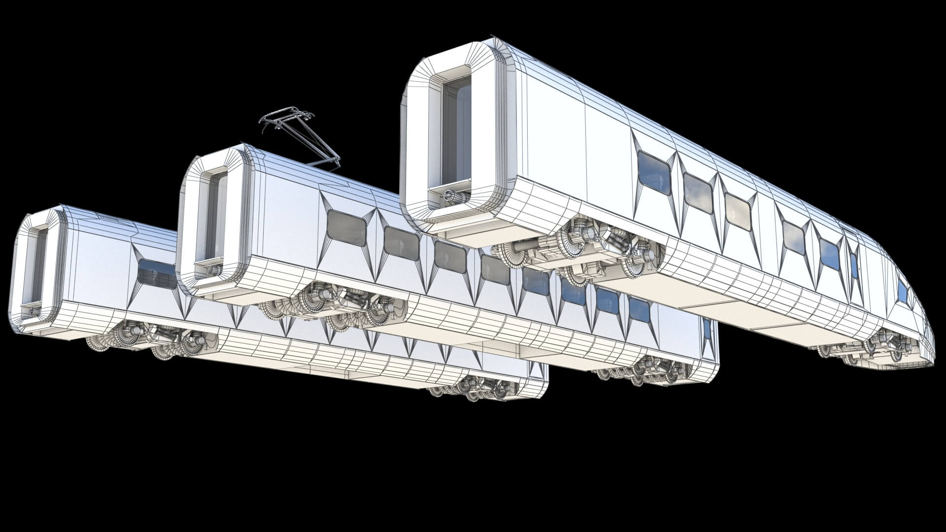 VSM High-Speed Railway 3D Model by citizensnip