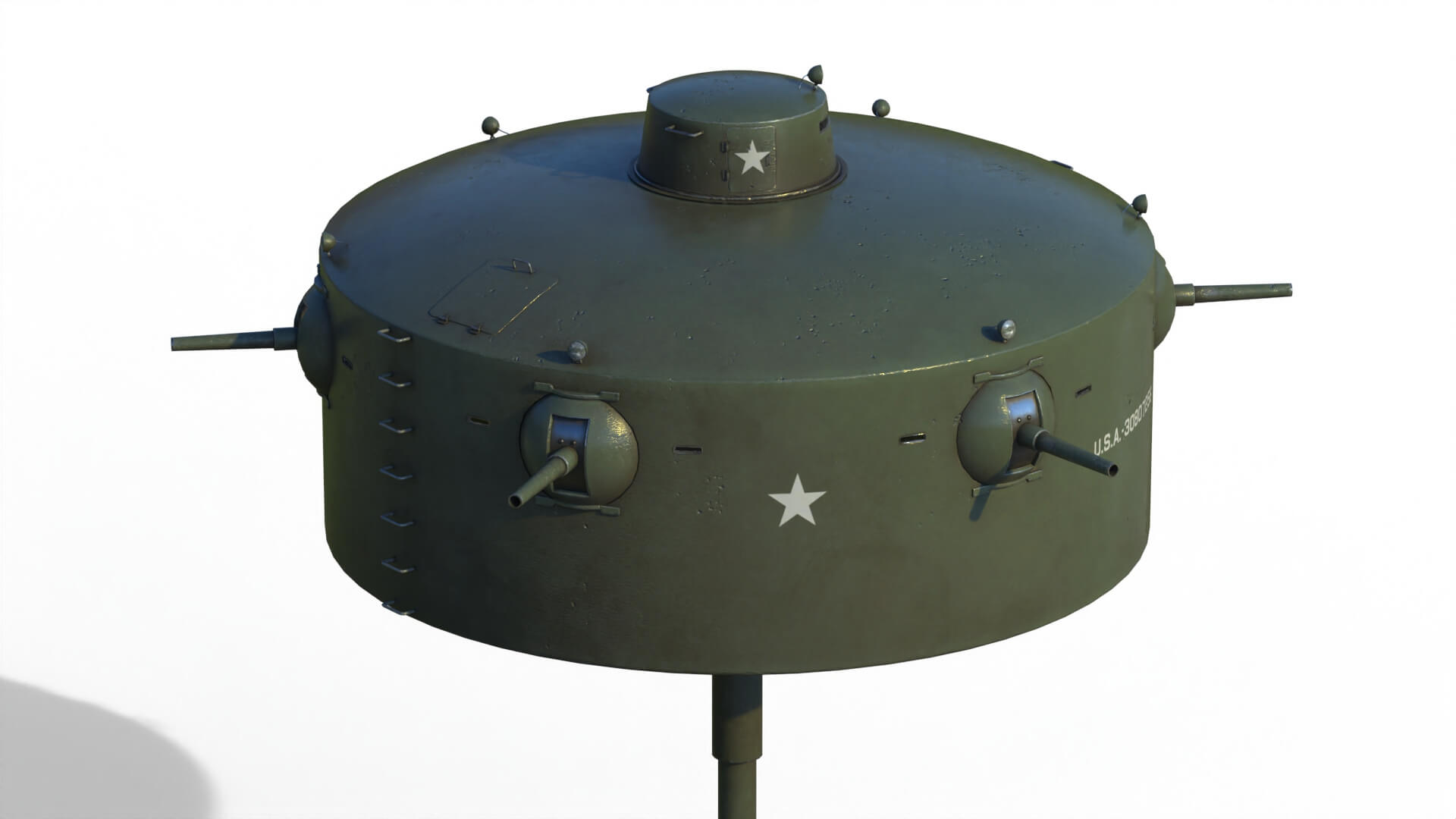 Wallace Leaping Tank - 3D Model by citizensnip