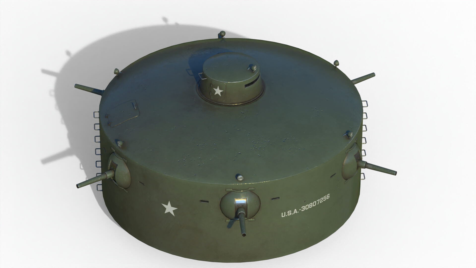 Wallace Leaping Tank - 3D Model by citizensnip