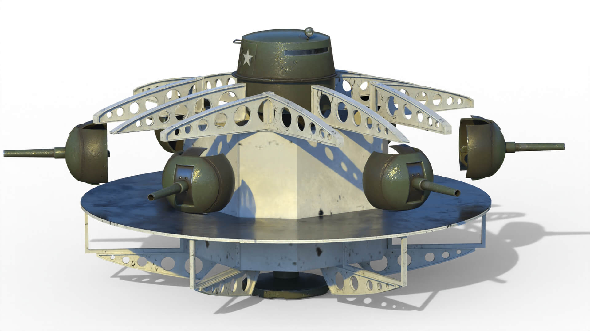 Wallace Leaping Tank - 3D Model by citizensnip
