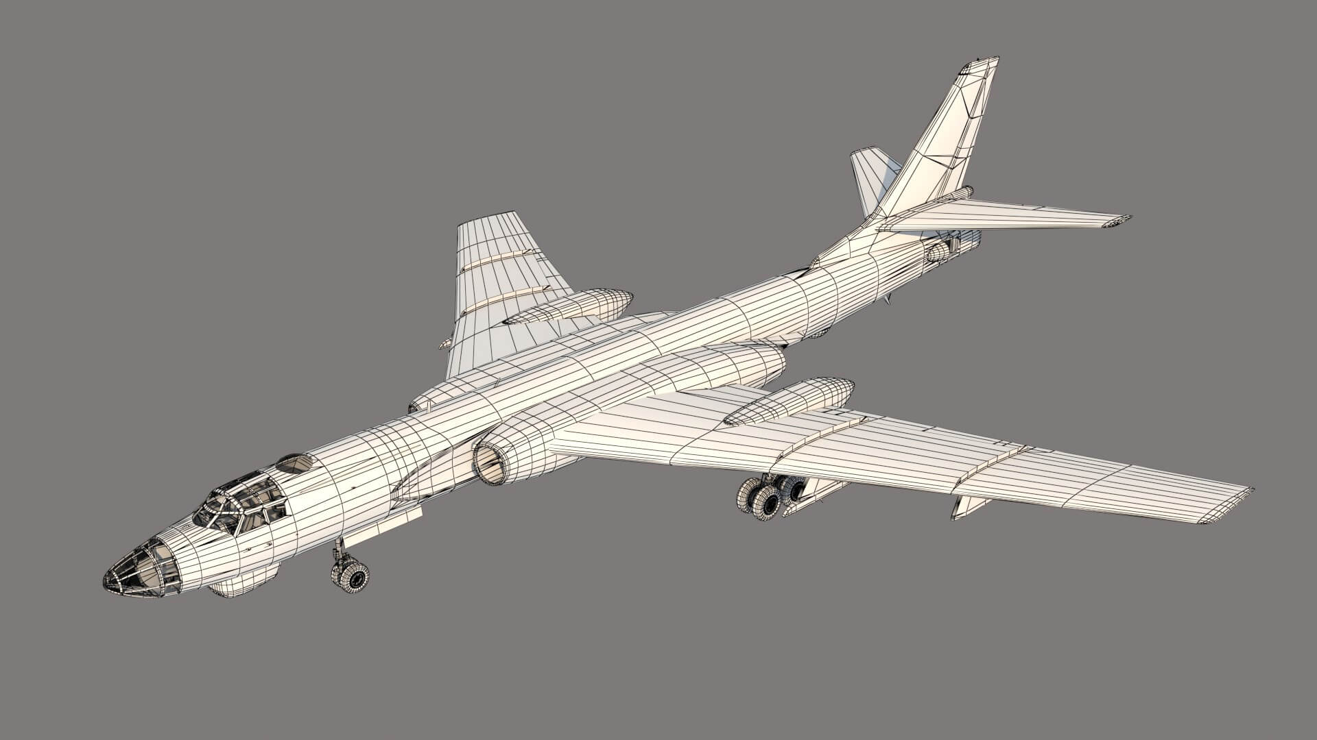 Xian H-6 China Bomber 3D Model by citizensnip