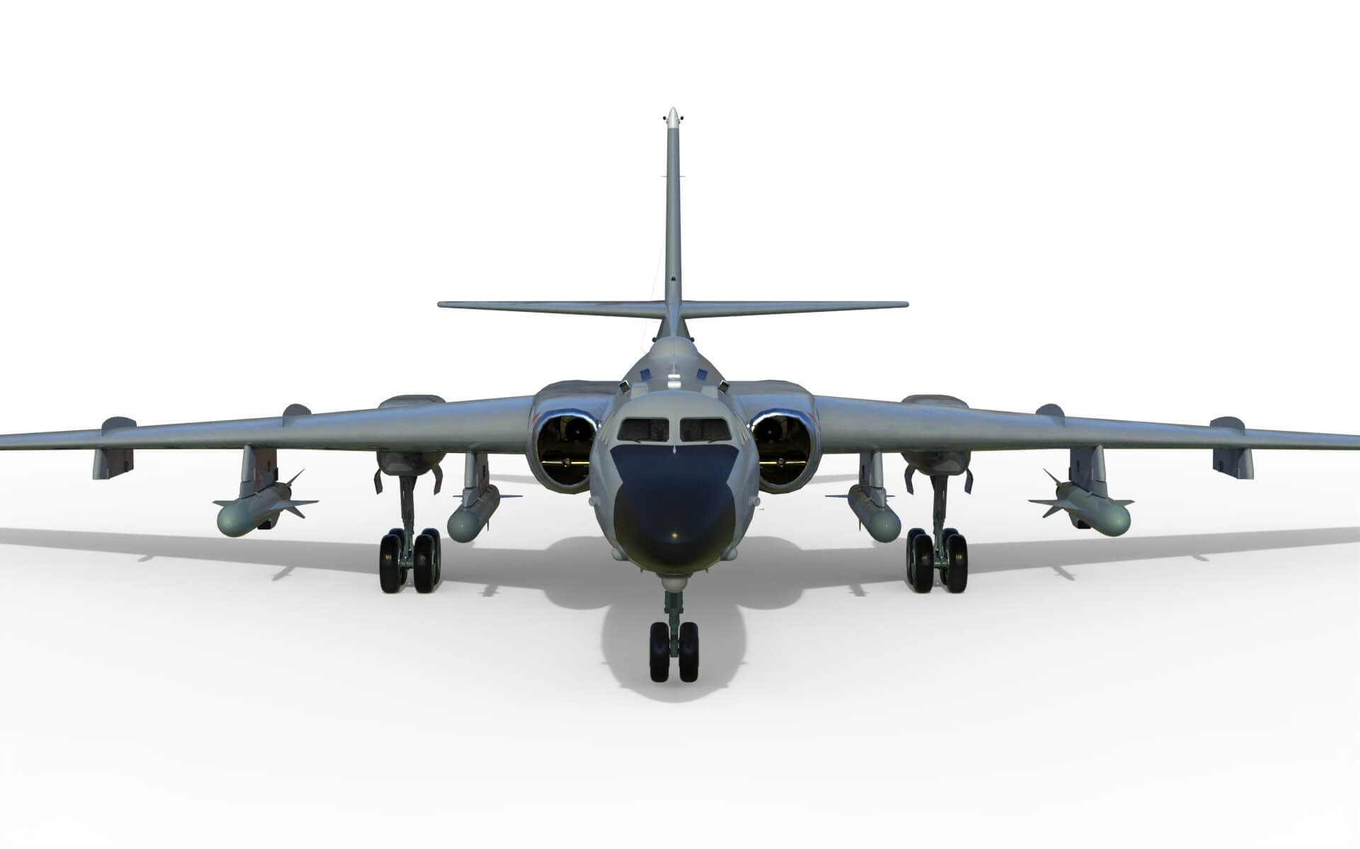 Xian H-6K 3D Model by citizensnip