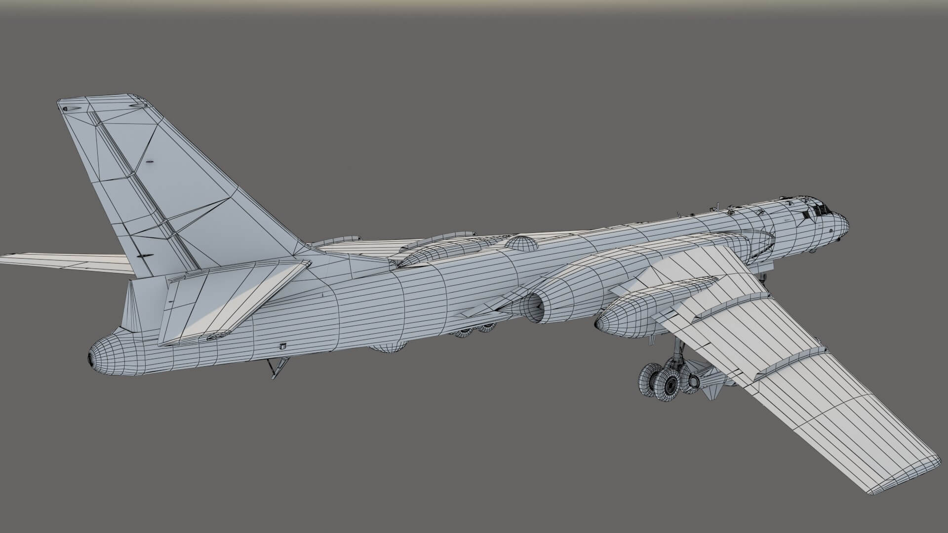 Xian H-6K 3D Model by citizensnip