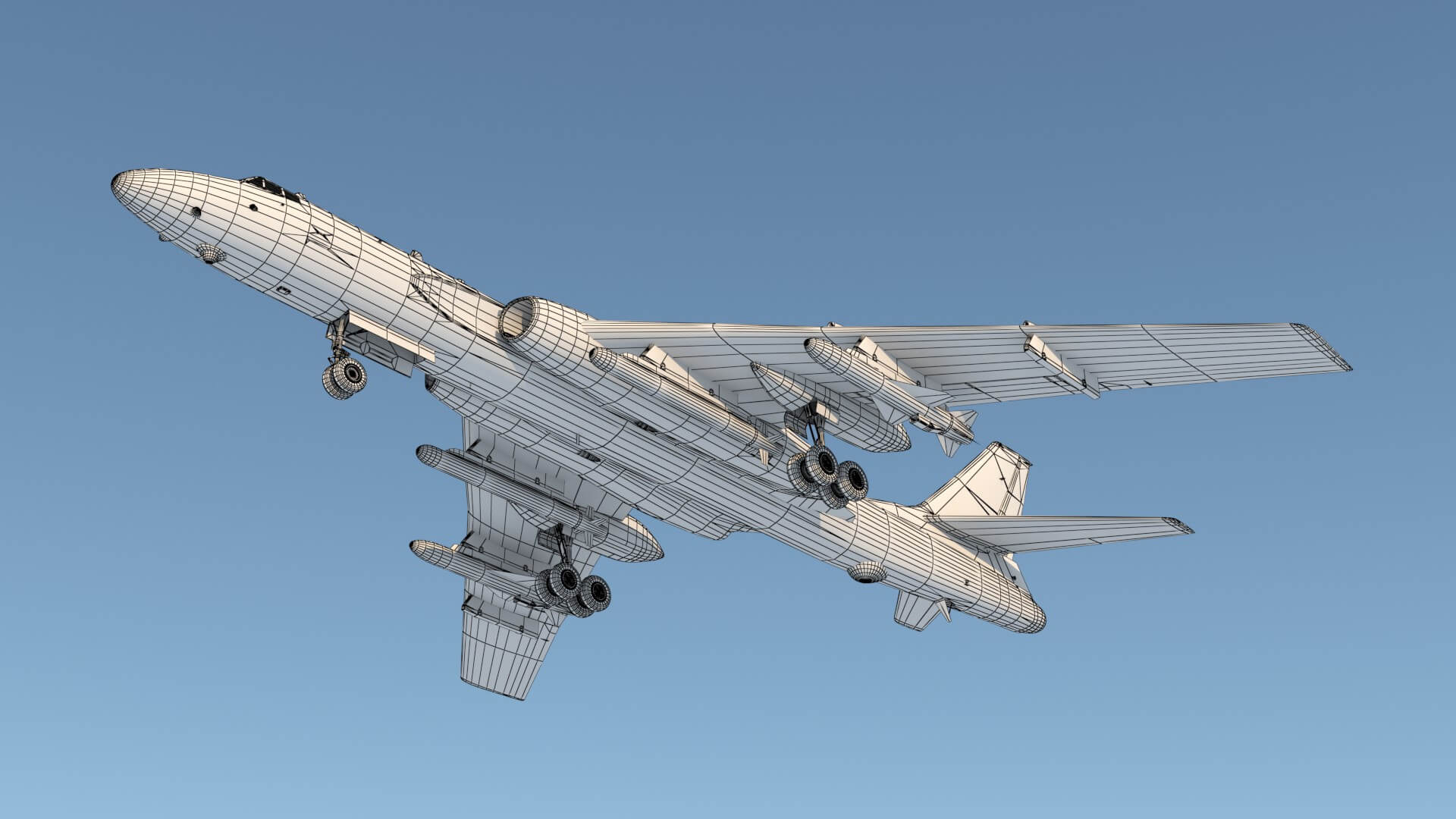 Xian H-6K 3D Model by citizensnip