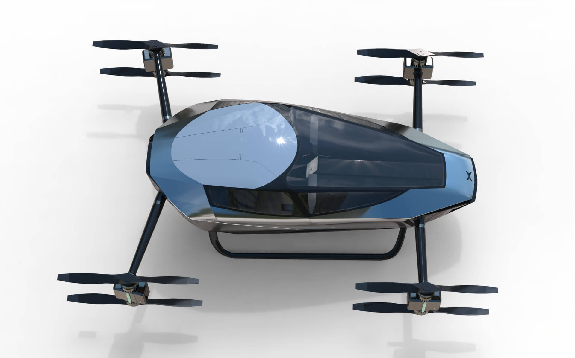 Xpeng X2 Flying Car EVTOL - 3D Model by citizensnip