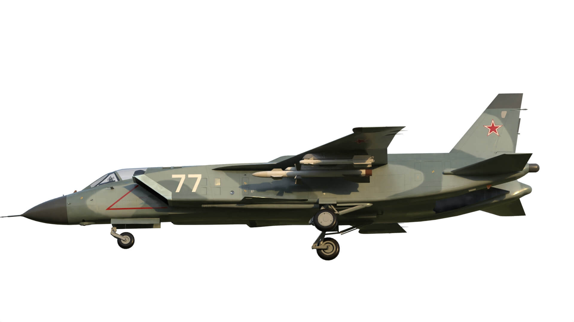 Yak-141 VTOL Jet Fighter 3D Model by citizensnip