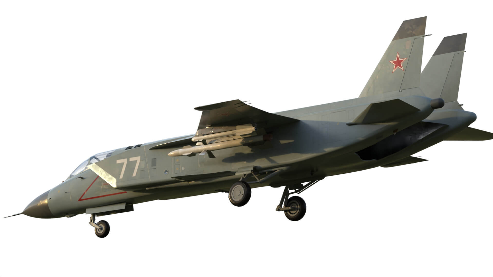 Yak-141 VTOL Jet Fighter 3D Model by citizensnip
