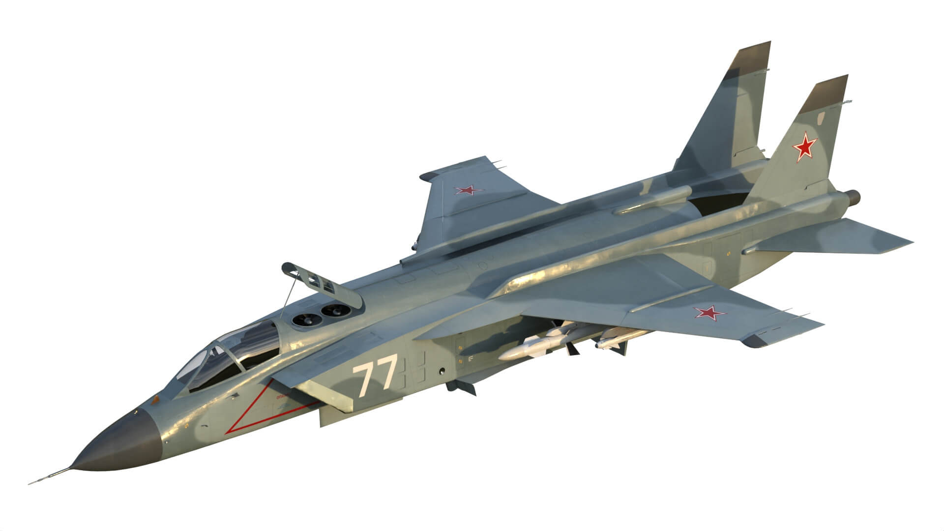 Yak-141 VTOL Jet Fighter 3D Model by citizensnip