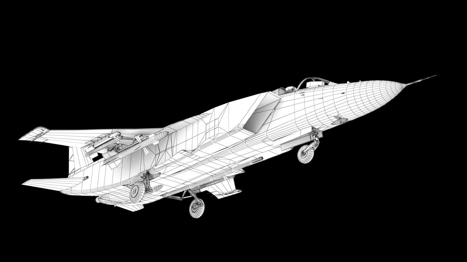 Yak-141 VTOL Jet Fighter 3D Model by citizensnip
