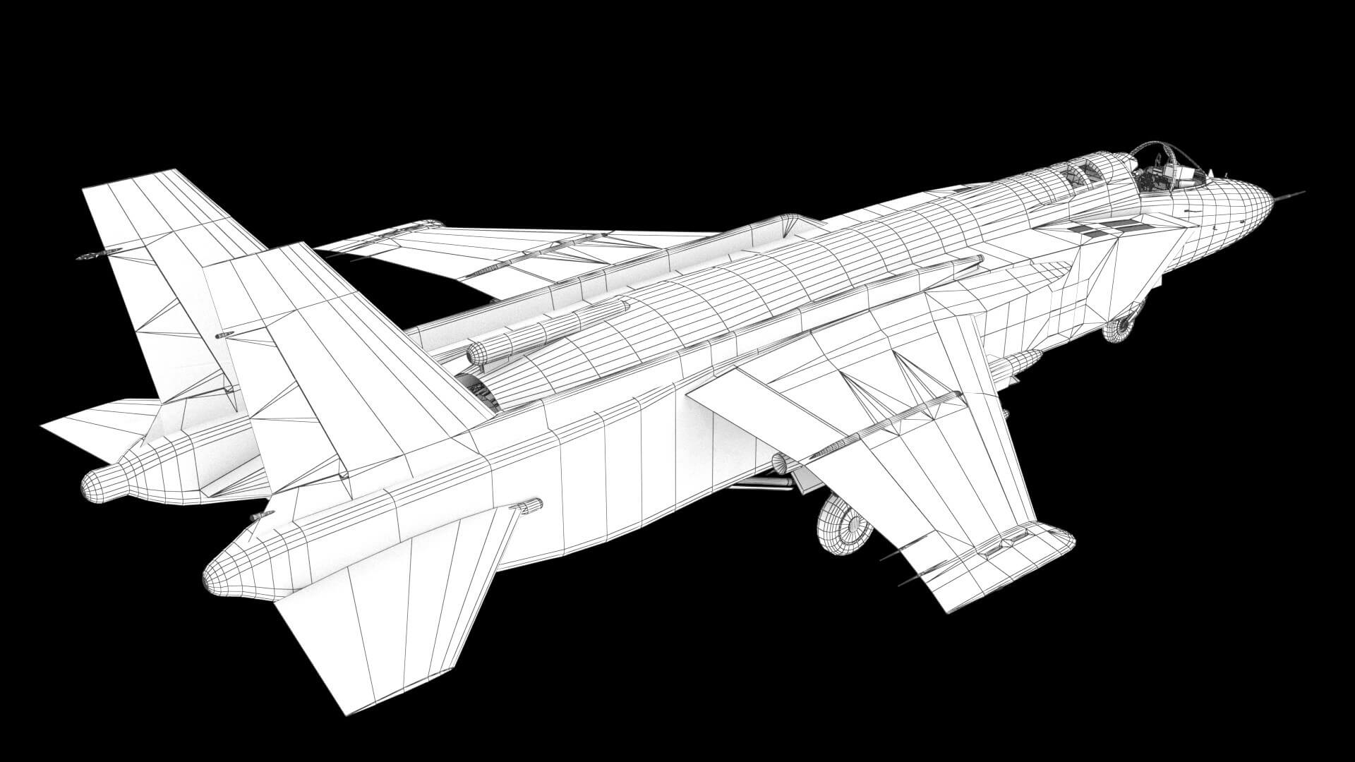 Yak-141 VTOL Jet Fighter 3D Model by citizensnip
