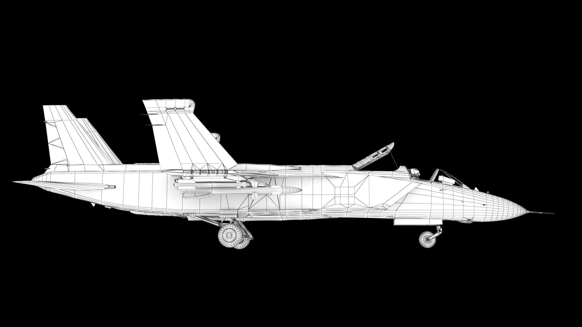 Yak-141 VTOL Jet Fighter 3D Model by citizensnip