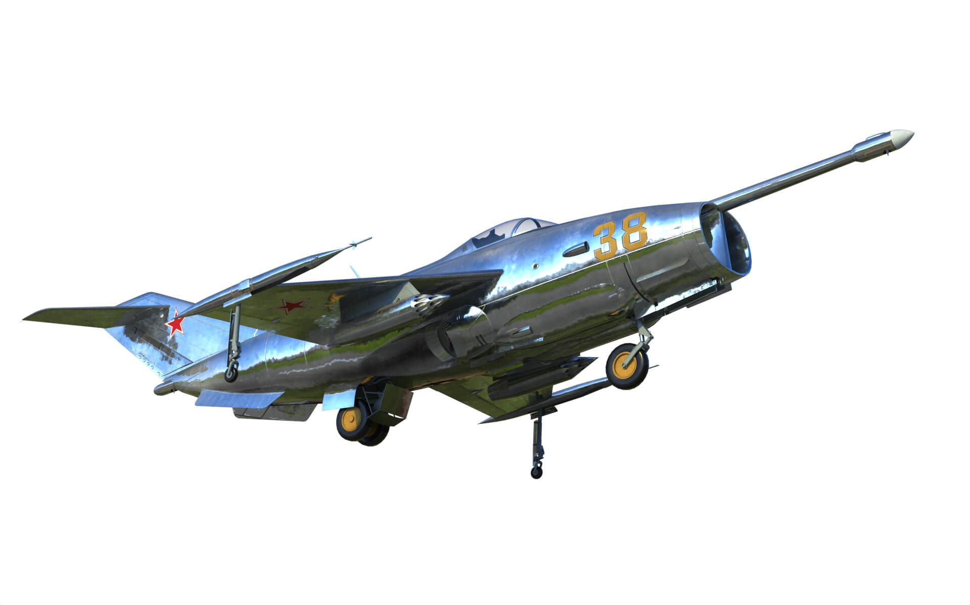Yakovlev YAK-36 VTOL Fighter 3D Model by citizensnip