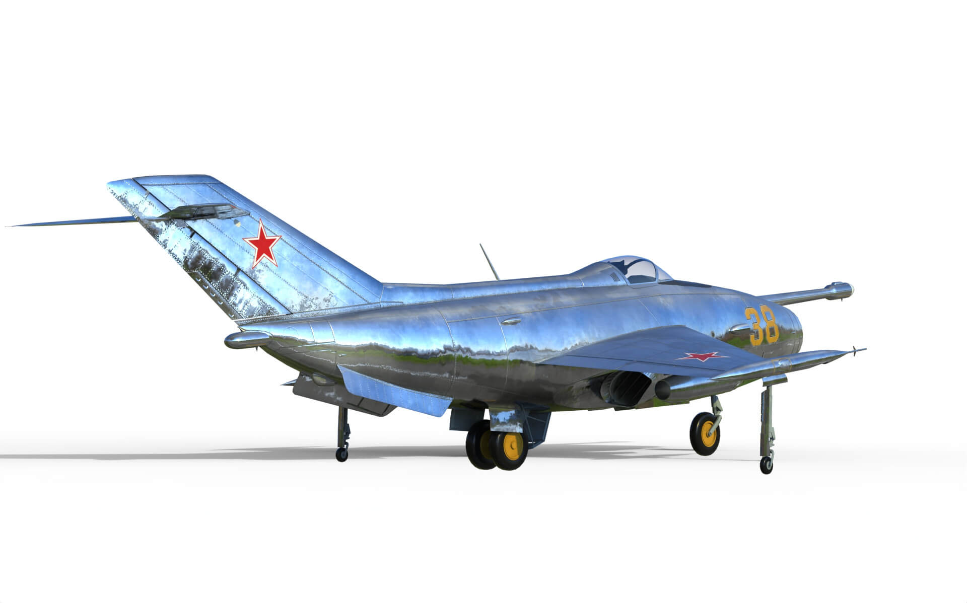 Yakovlev YAK-36 VTOL Fighter 3D Model by citizensnip