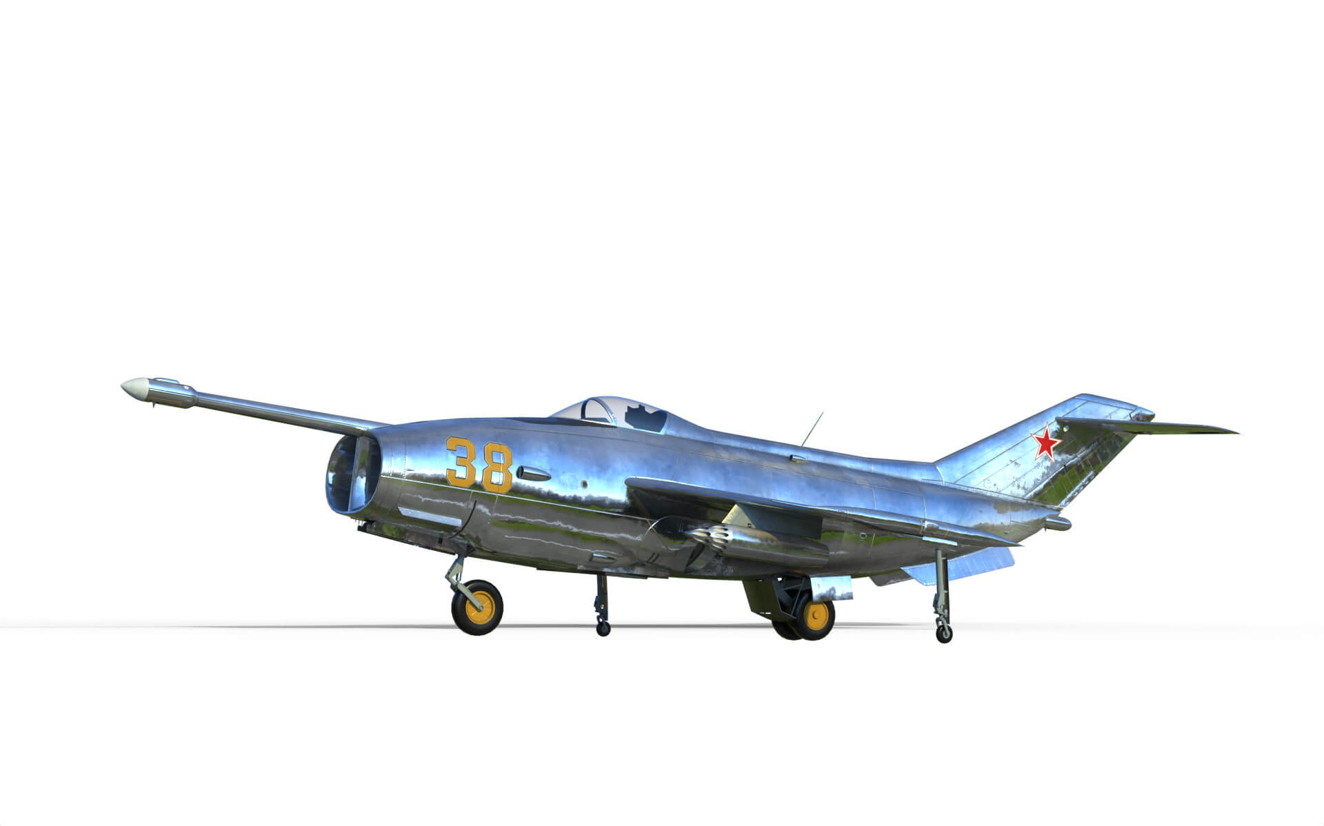 Yakovlev YAK-36 VTOL Fighter 3D Model by citizensnip