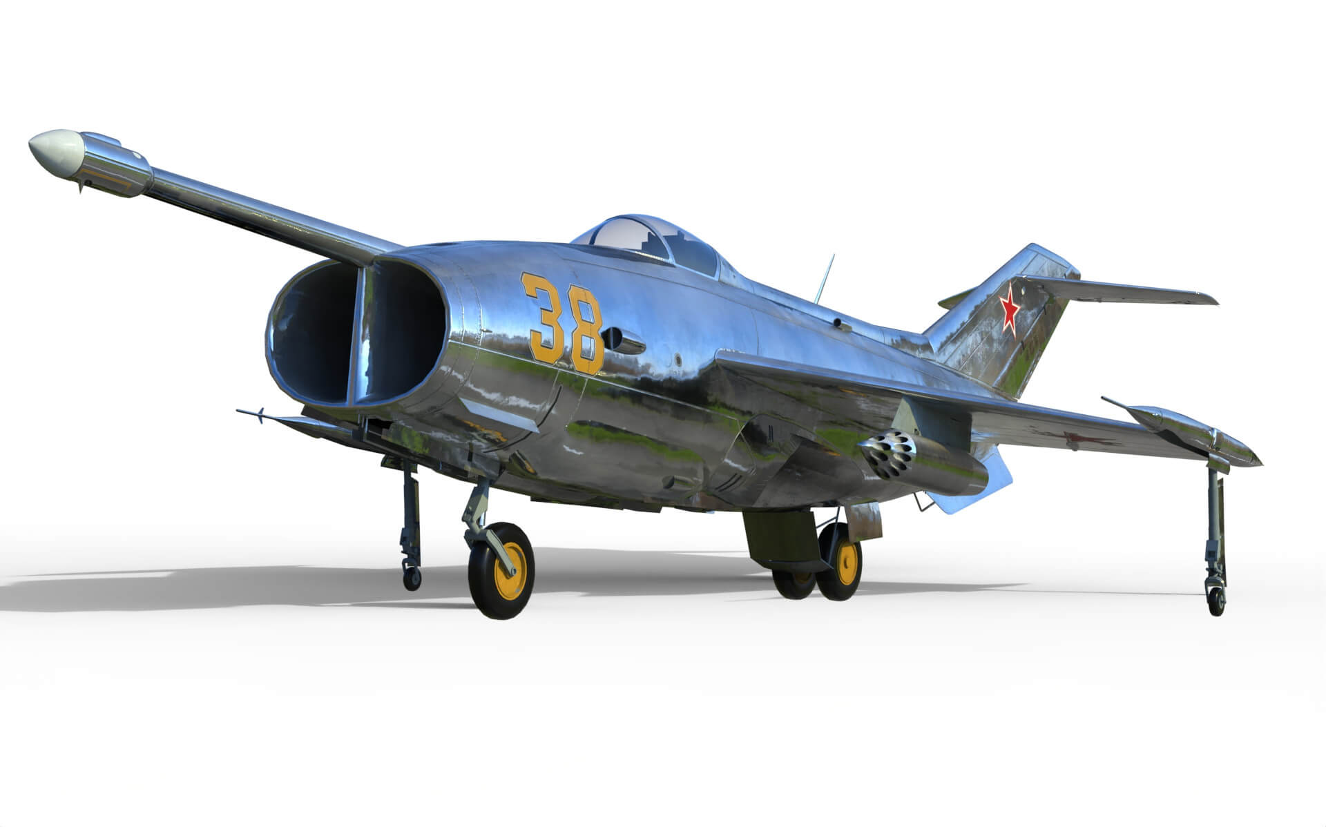 Yakovlev YAK-36 VTOL Fighter 3D Model by citizensnip