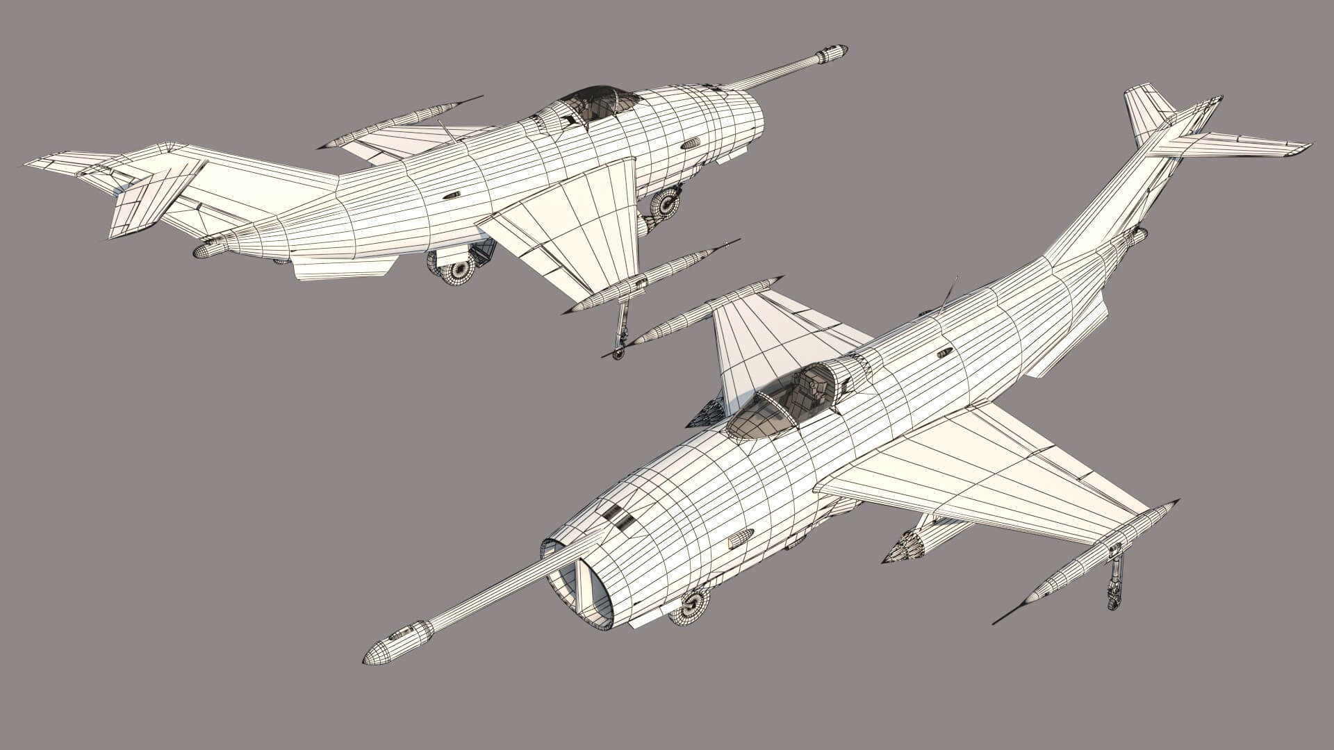 Yakovlev YAK-36 VTOL Fighter 3D Model by citizensnip