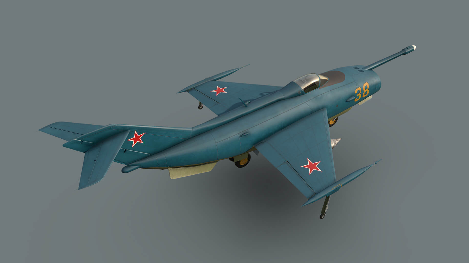 Yakovlev YAK-36 VTOL Fighter 3D Model by citizensnip