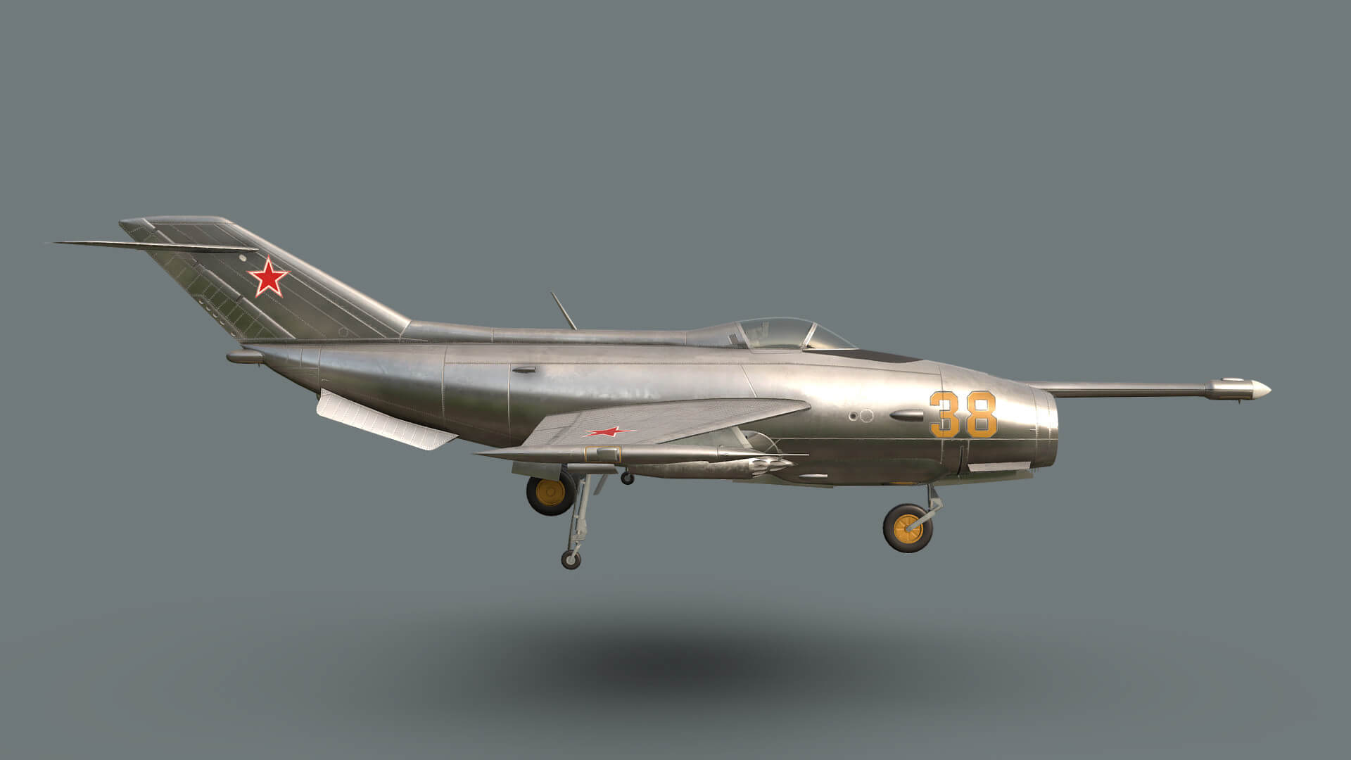 Yakovlev YAK-36 VTOL Fighter 3D Model by citizensnip
